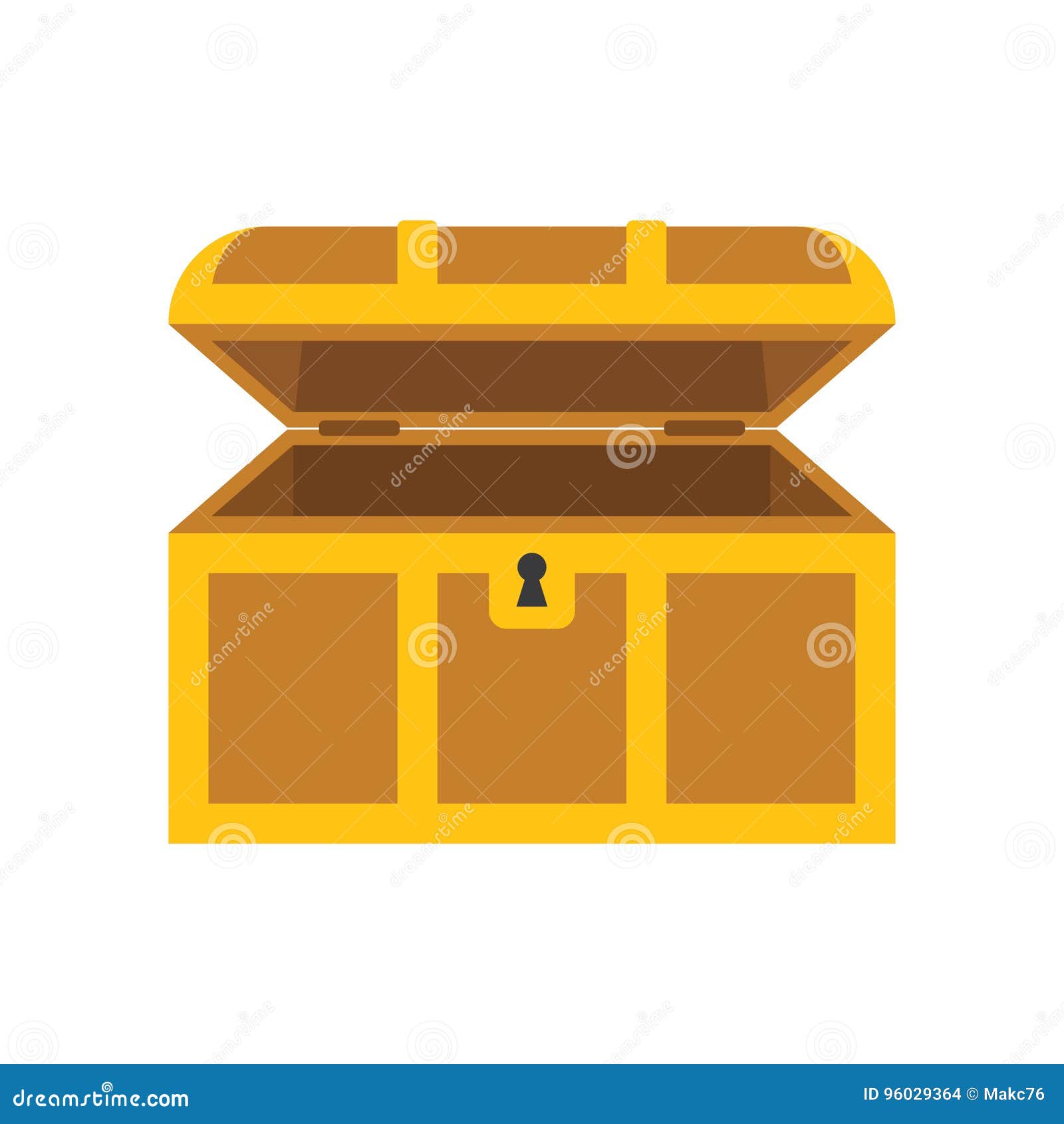 Empty Chest On Open Moon Background Royalty-Free Stock Photography ...