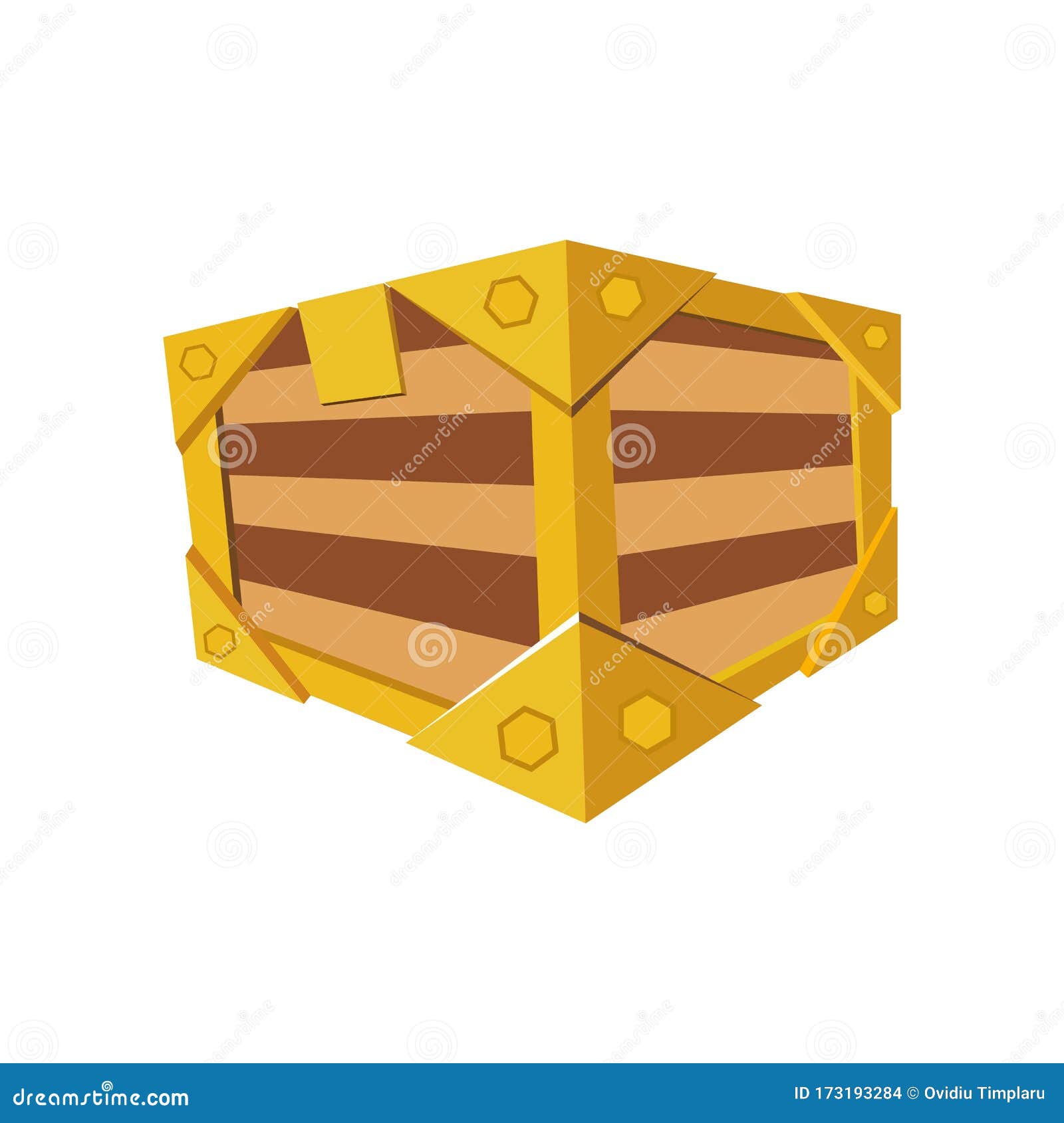 Empty Chest On Open Moon Background Royalty-Free Stock Photography ...