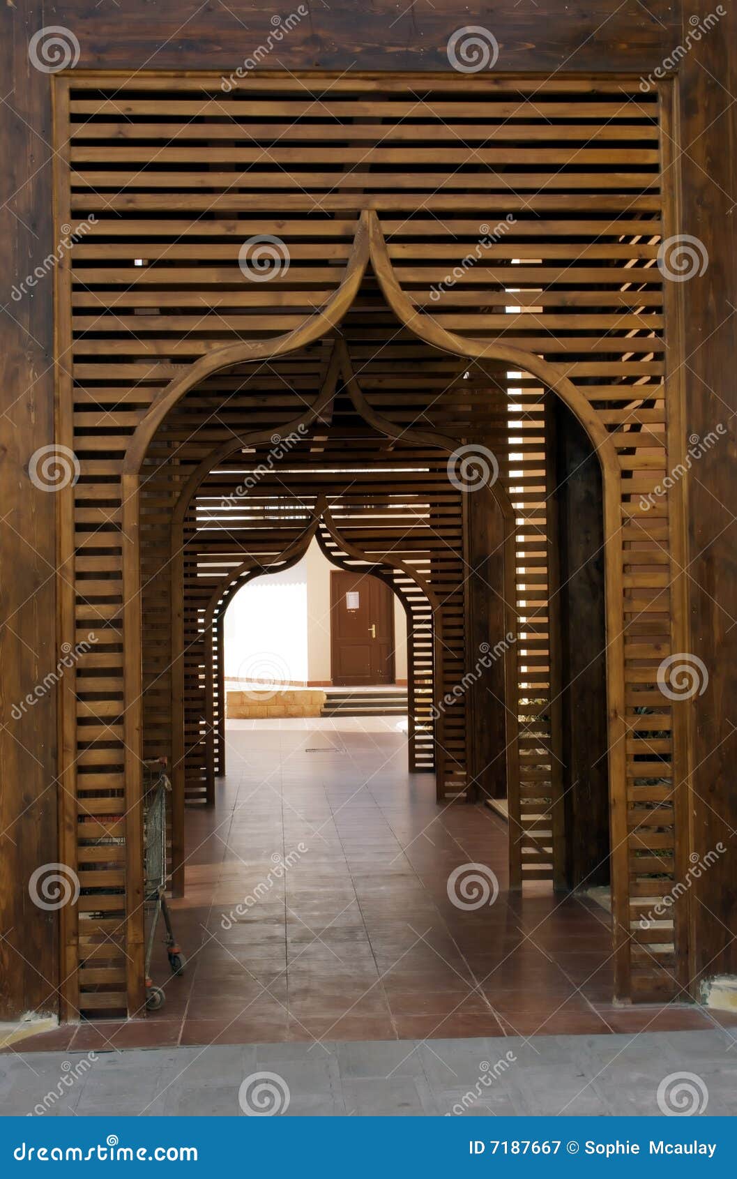 Wooden Entrance, Arabian Style Stock Image - Image of doorway, relief ...