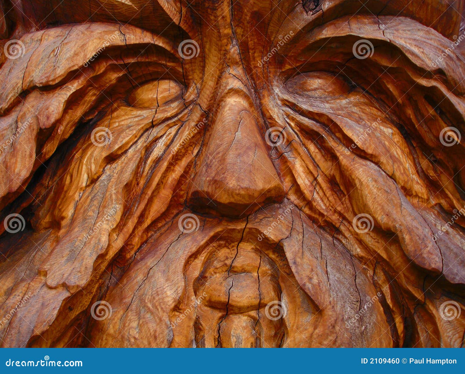 Wooden Face stock photo. Image of cheek, eyes, etch, chip - 2109460