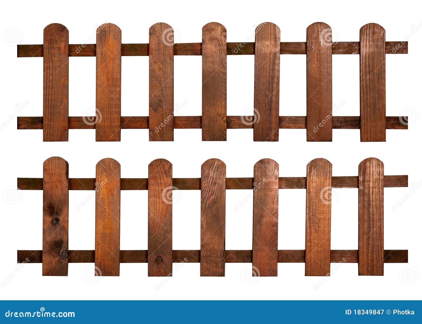 Wooden fence stock image. Image of security, isolated - 18349847