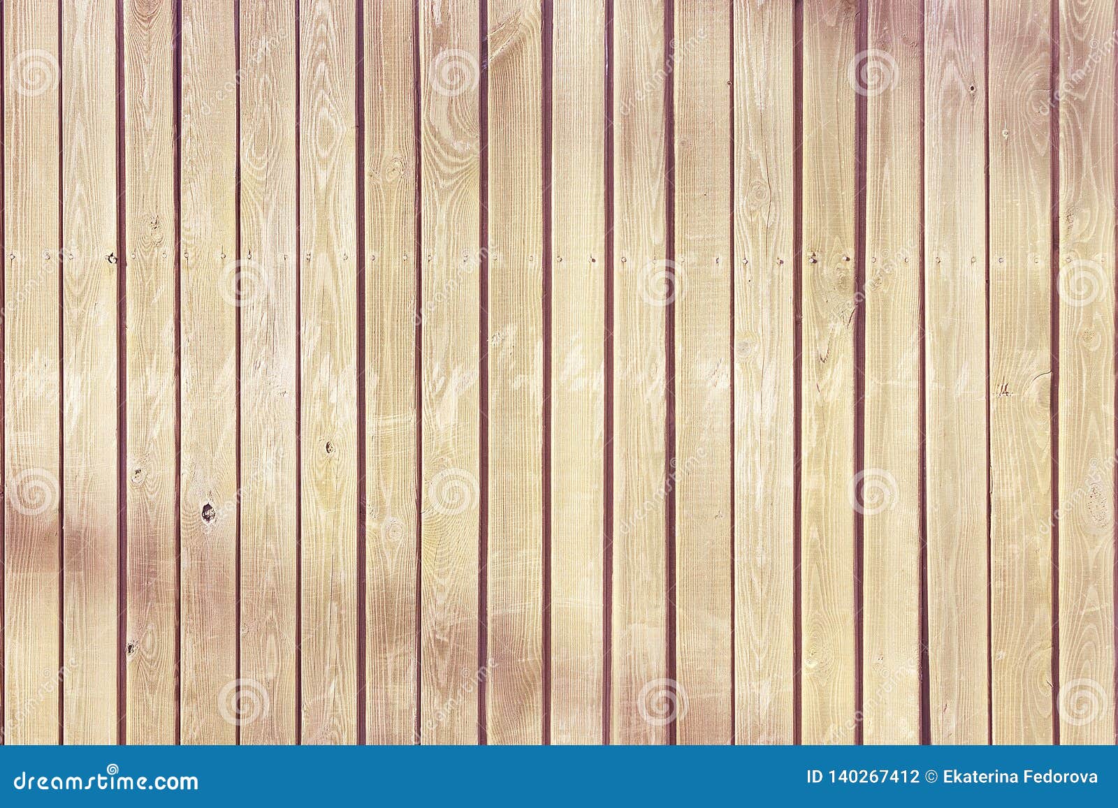 Wooden Fence of Flat Vertical Boards, Background. Stock Photo - Image ...