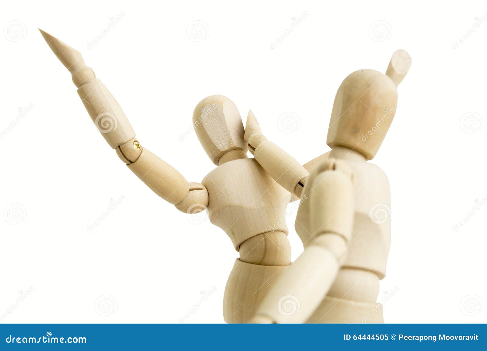 Wooden Figure Abuse Hitting Concept Stock Image - Image of closeup ...