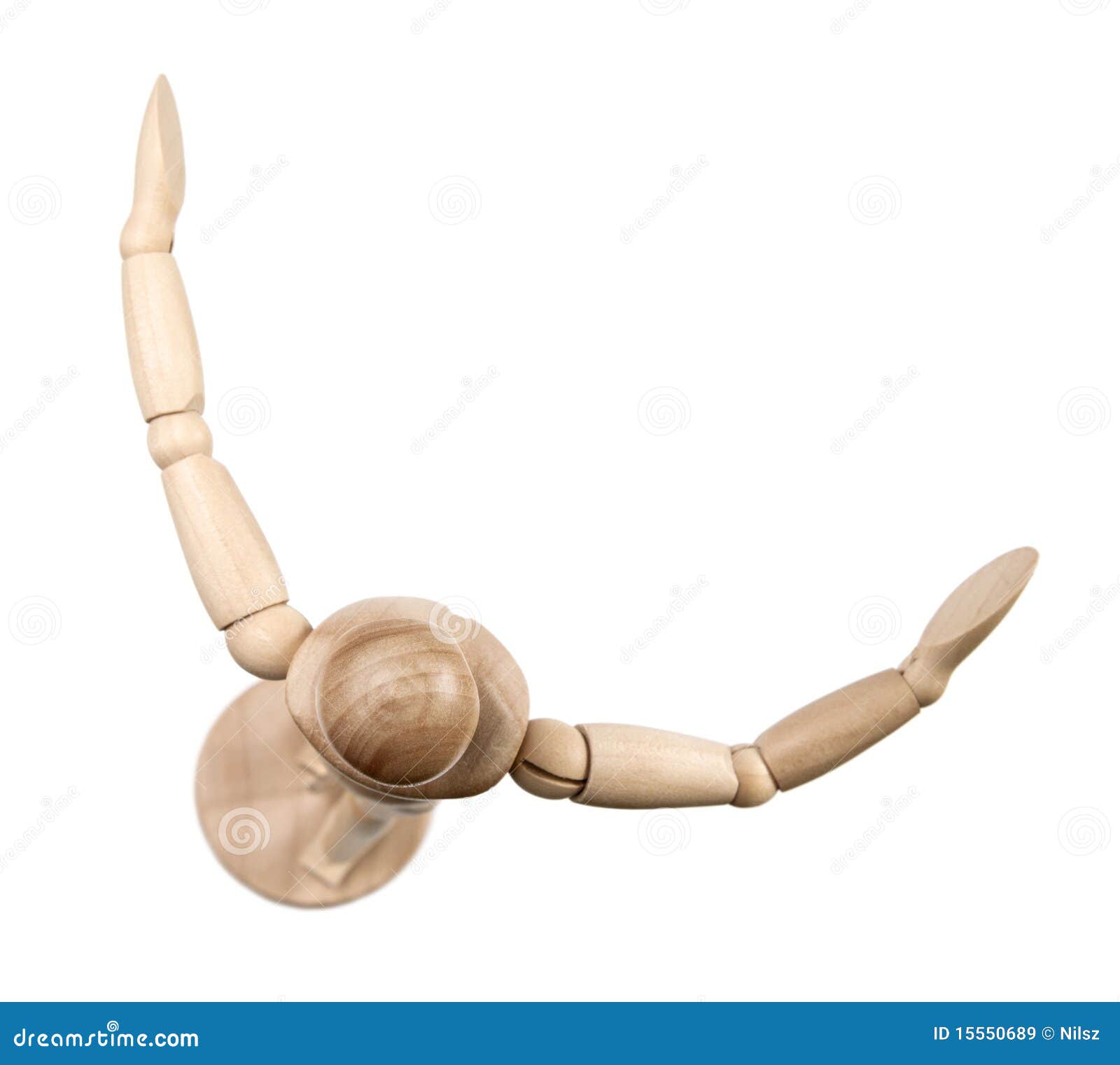 Wooden Figure With Open Arms Stock Image - Image of still, accept: 15550689