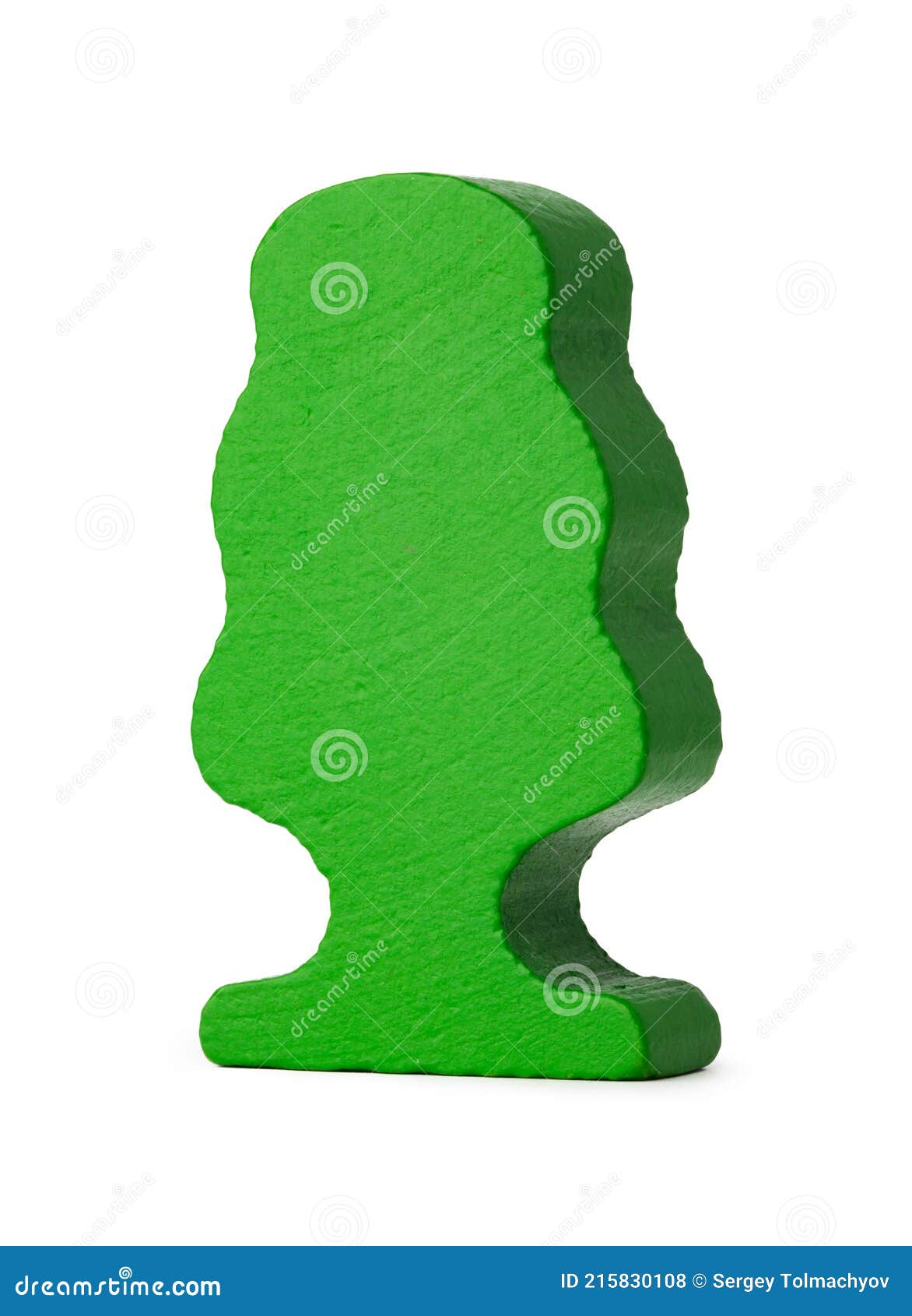 Wooden Figure of Tree Isolated on White Stock Photo - Image of wood ...