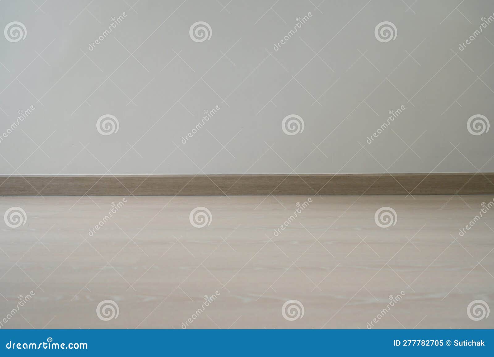 Blank Brown Wooden Floor and White Wall, Construction Industry Stock ...
