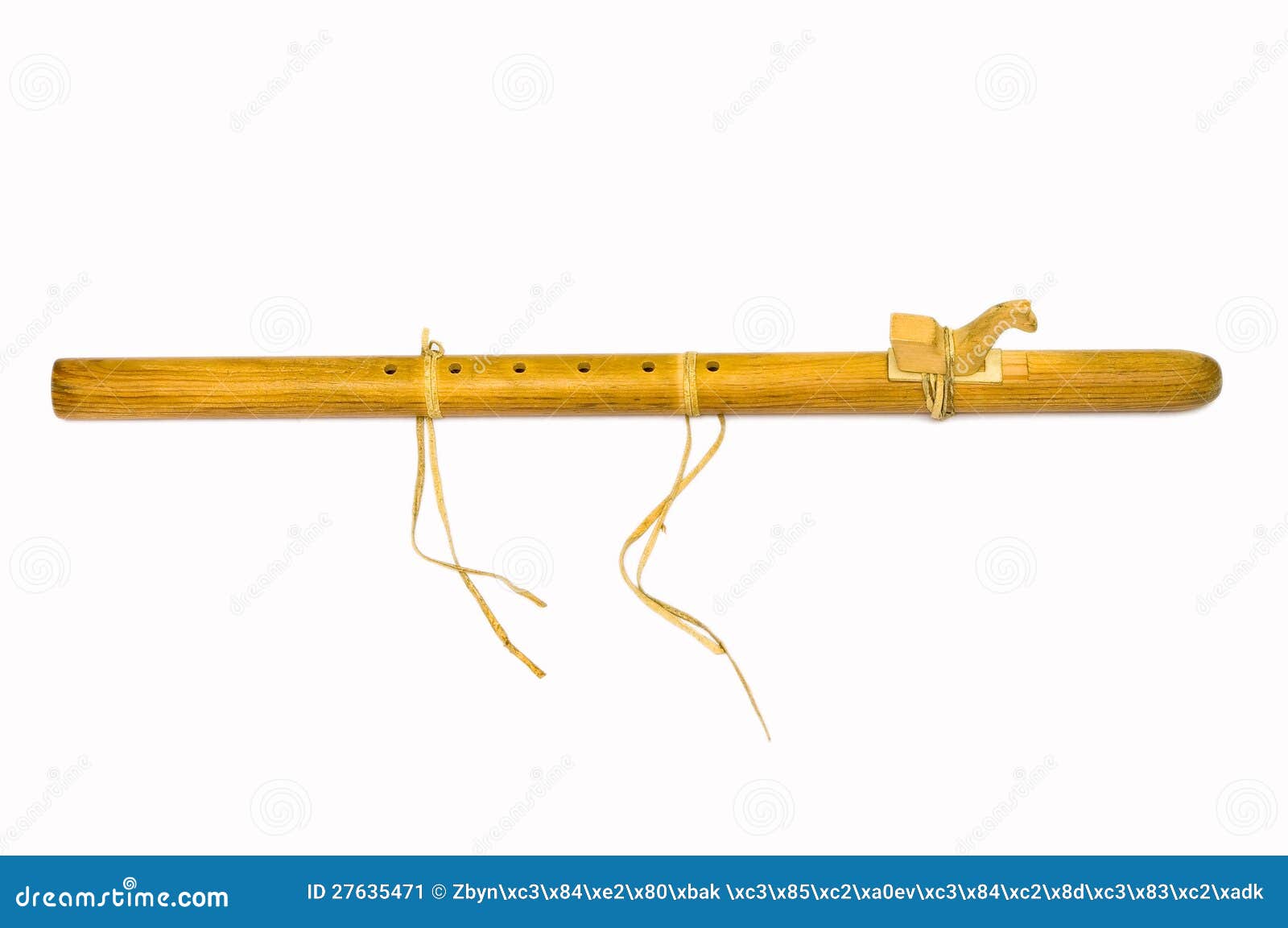 Wooden flute. stock image. Image of wooden, tone, natural - 27635471