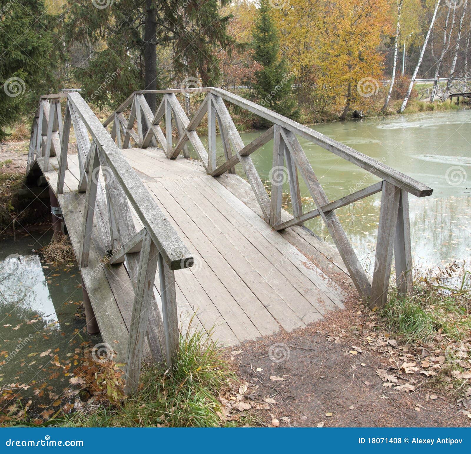 Wooden foot bridge stock photo. Image of decoration, outdoors - 18071408