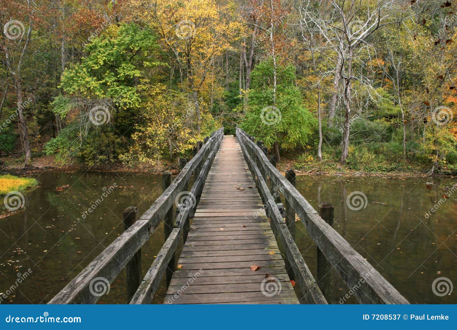 Wooden Foot Bridge stock image. Image of bryan, colors - 7208537