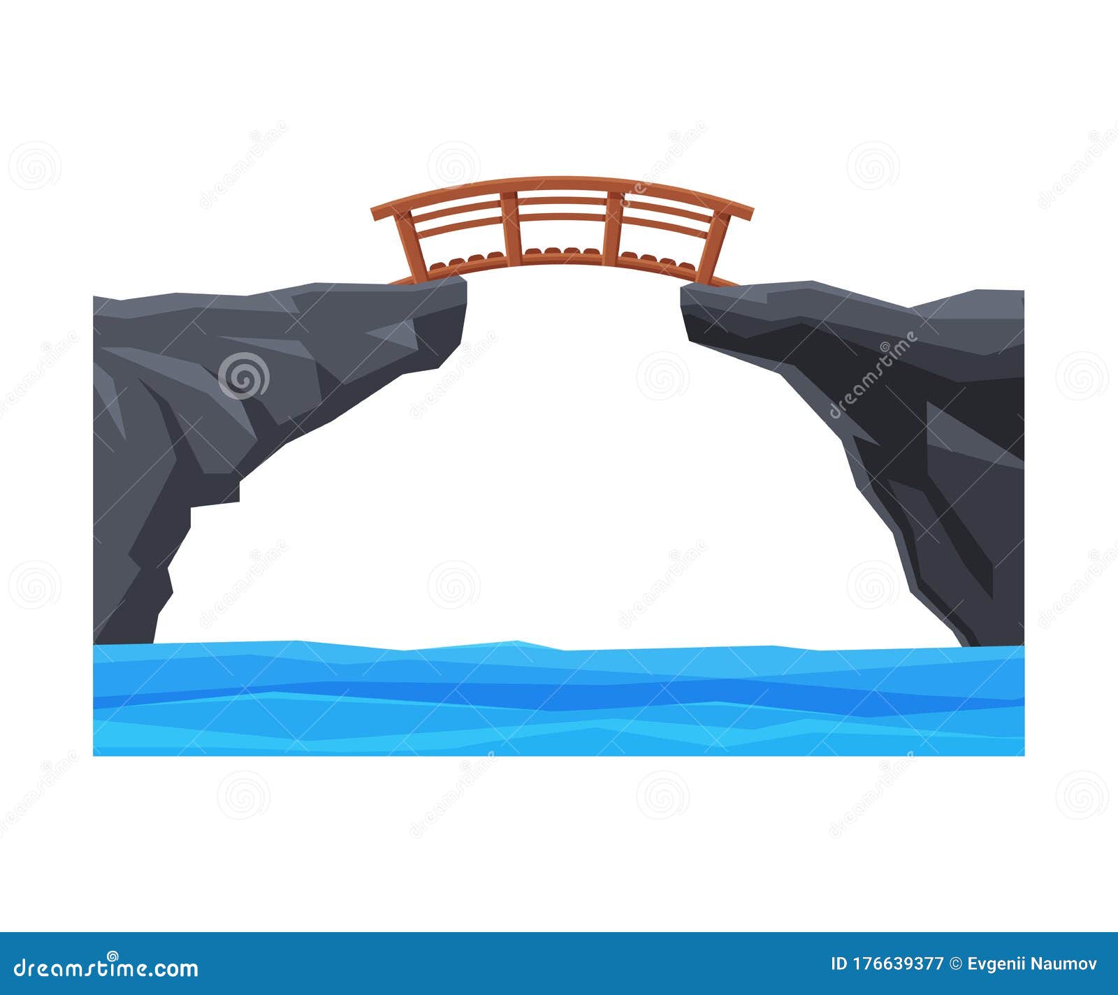 Wooden Footbridge, Architectural Design Element, Bridge Construction ...