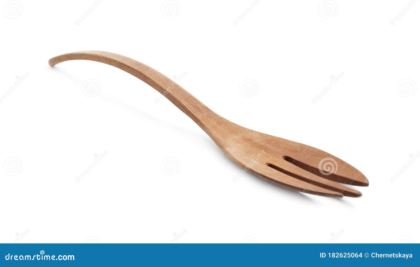 Wooden Fork Isolated. Cooking Utensil Stock Photo - Image of cookery ...