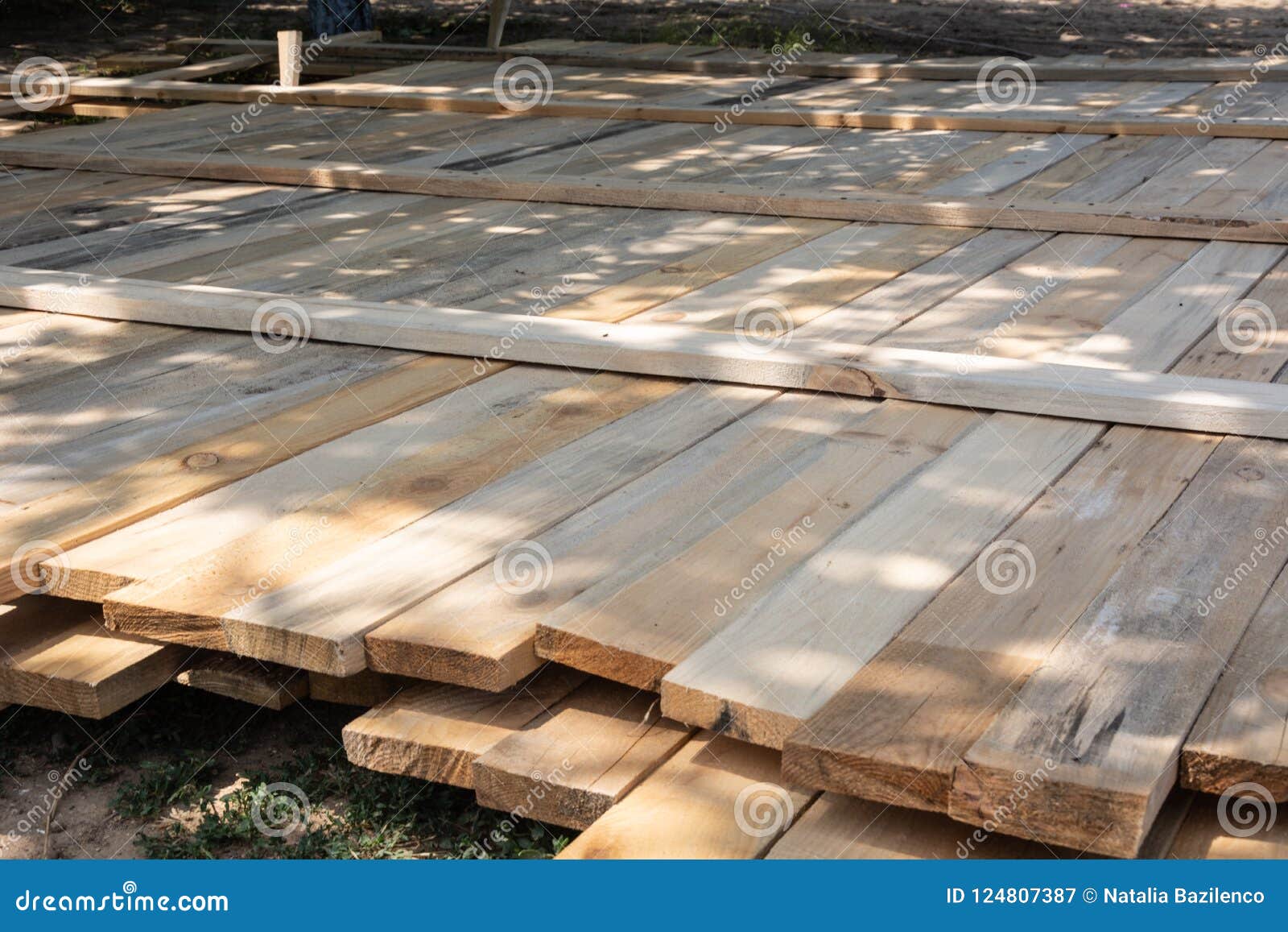 Wooden Formwork Concrete Strip Foundation Stock Image - Image of ...