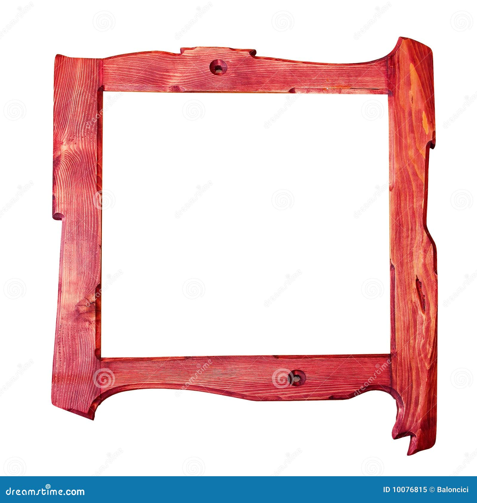 Wooden frame stock image. Image of frame, isolated, decorative - 10076815