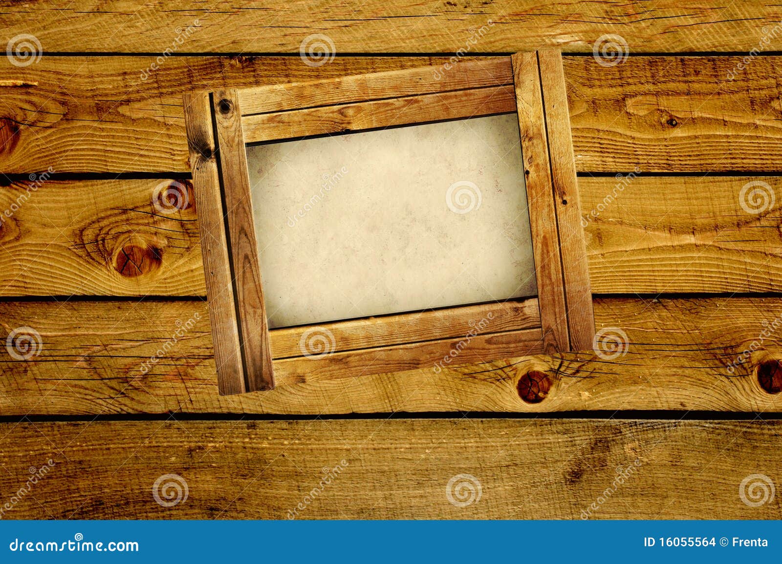 Wooden frame stock illustration. Illustration of empty - 16055564