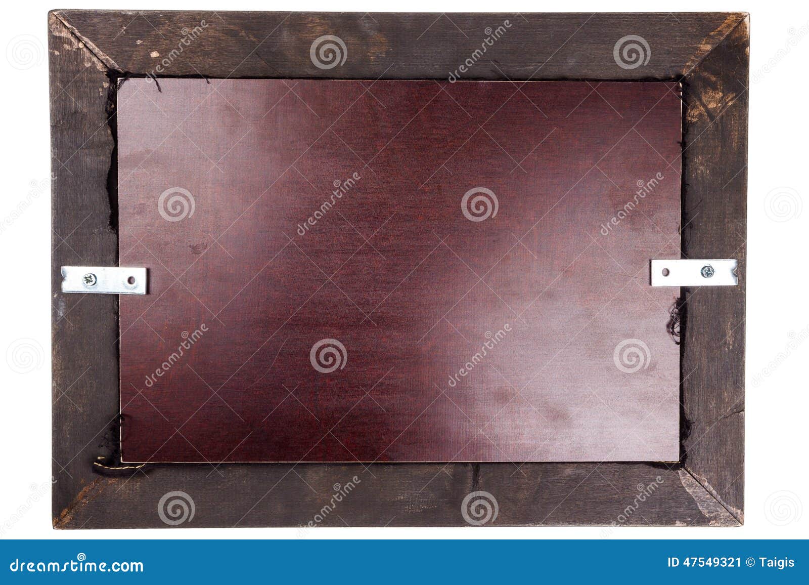 Wooden frame back stock image. Image of cutout, brown - 47549321