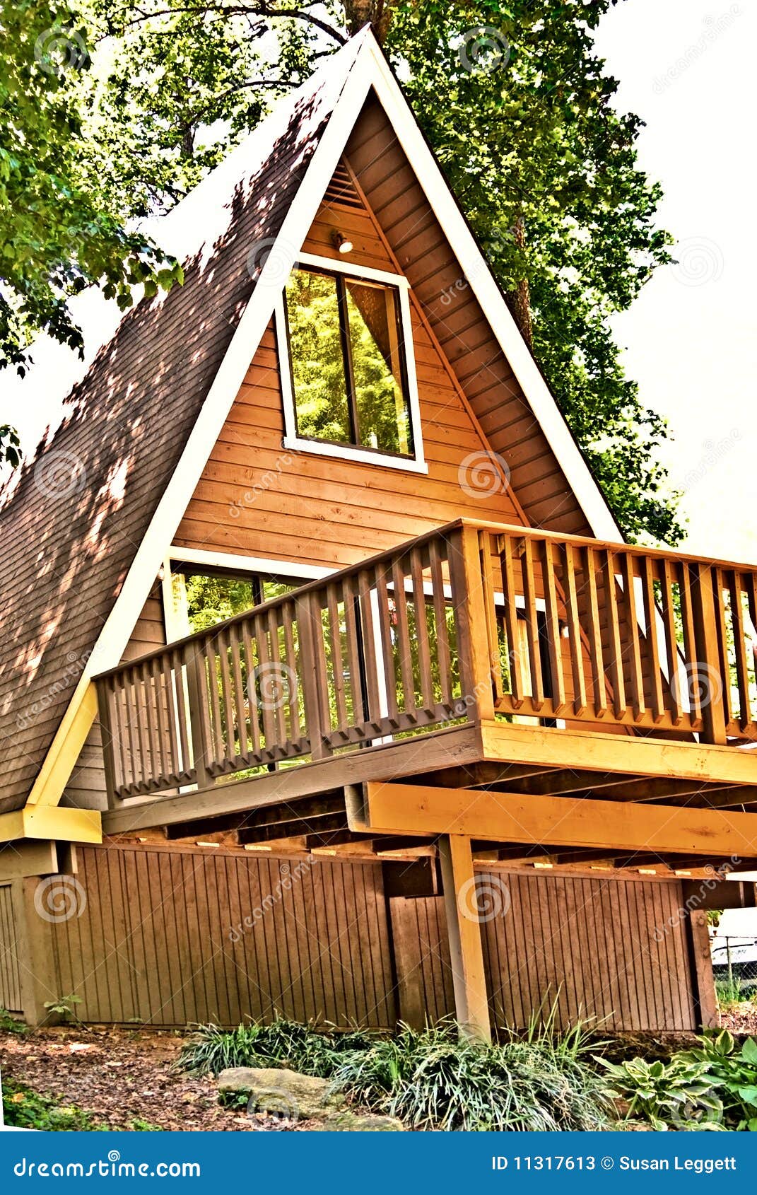 Frame House Construction. Installation Finished Walls On The Second ...