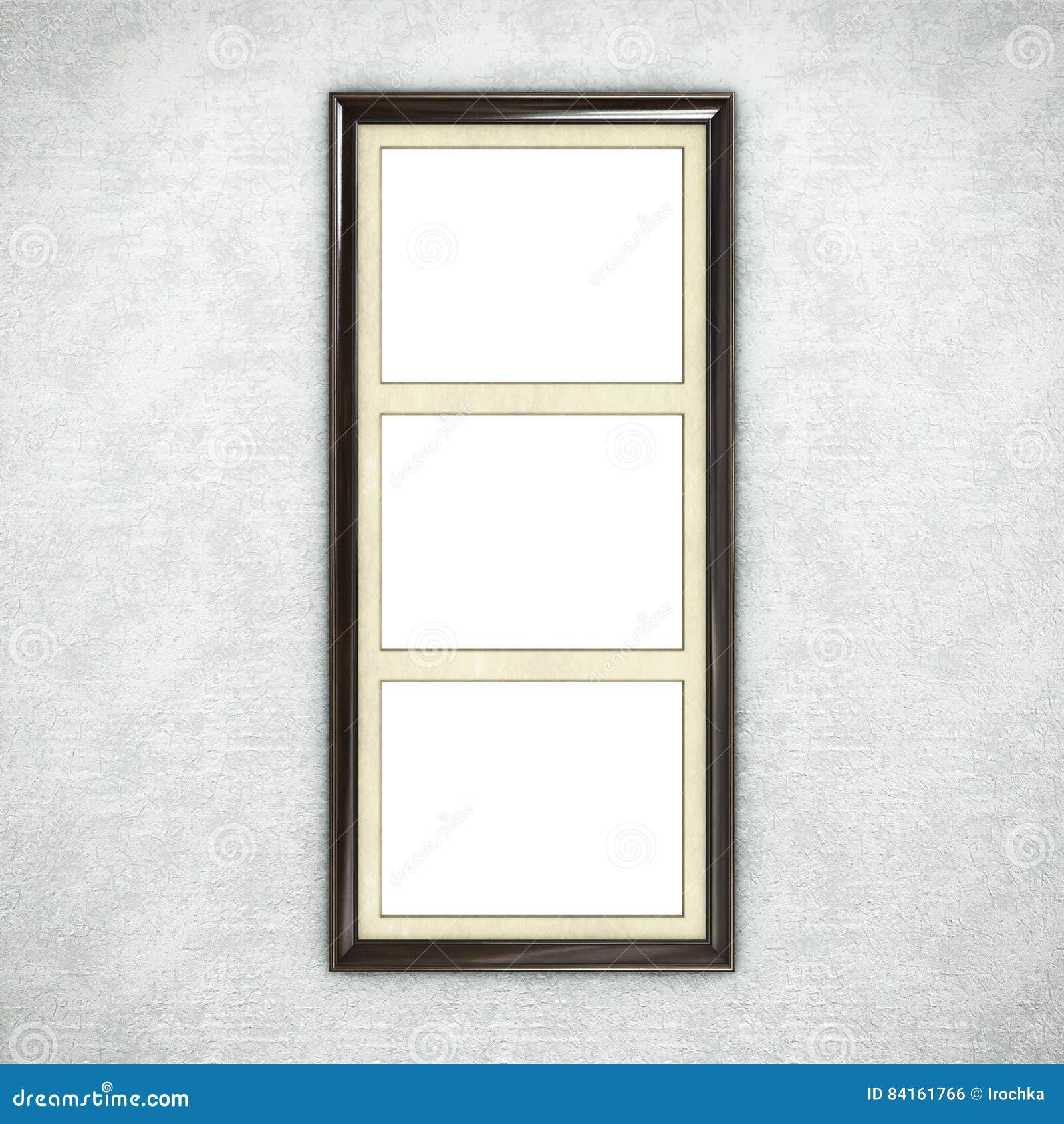 Wooden frame on wallpaper stock photo. Image of museum - 84161766