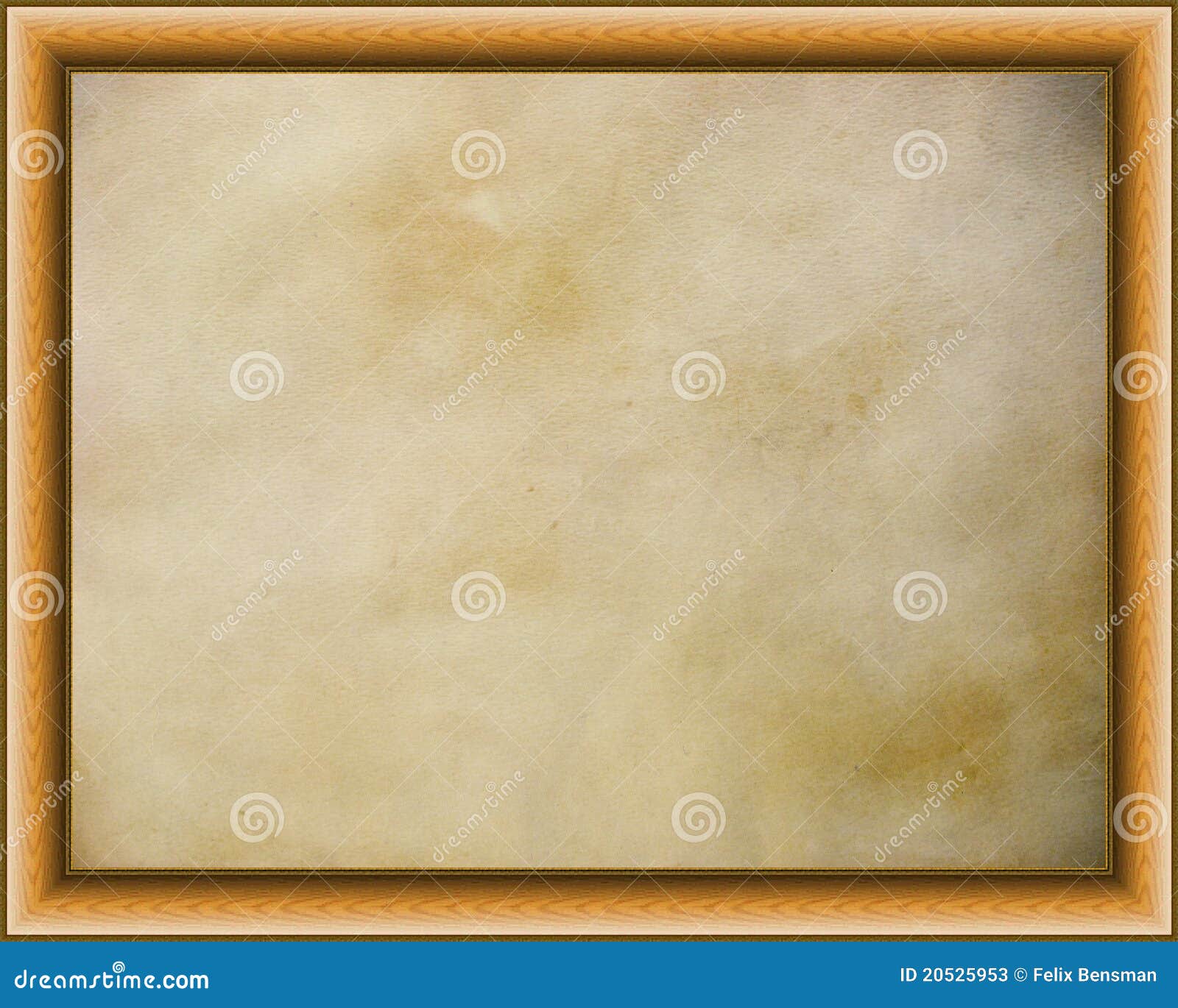 Wooden Frames with Parchment Background Stock Image - Image of textures ...
