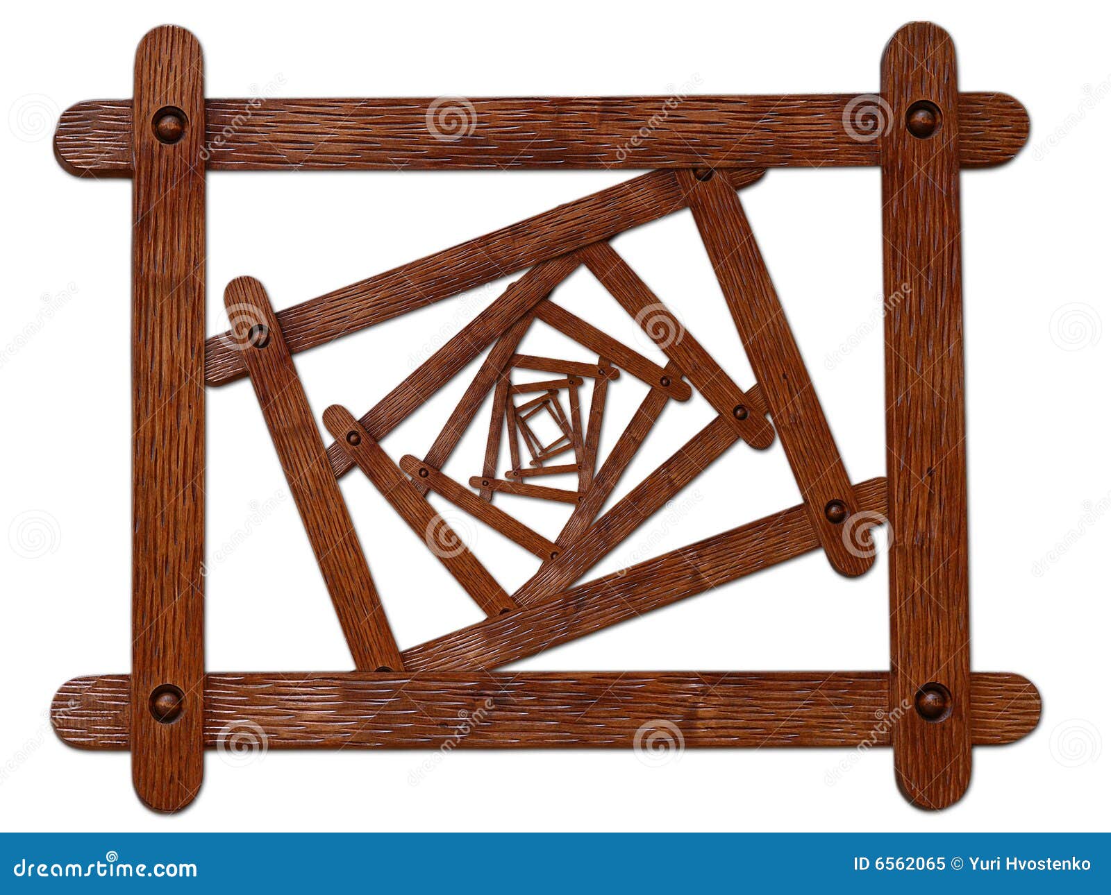 Wooden Framework Picture. Image: 6562065