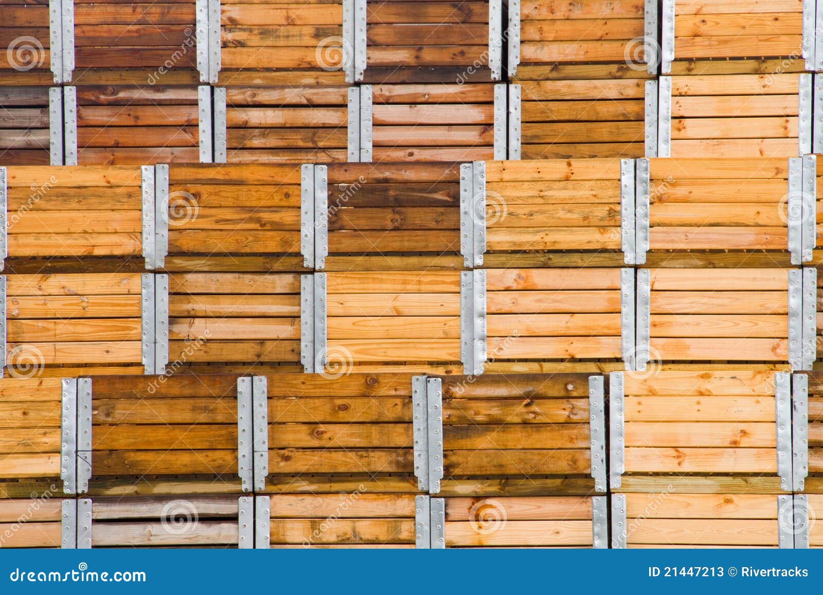 Wooden Fruit Packaging Shipping Crates Stock Image - Image of consume ...