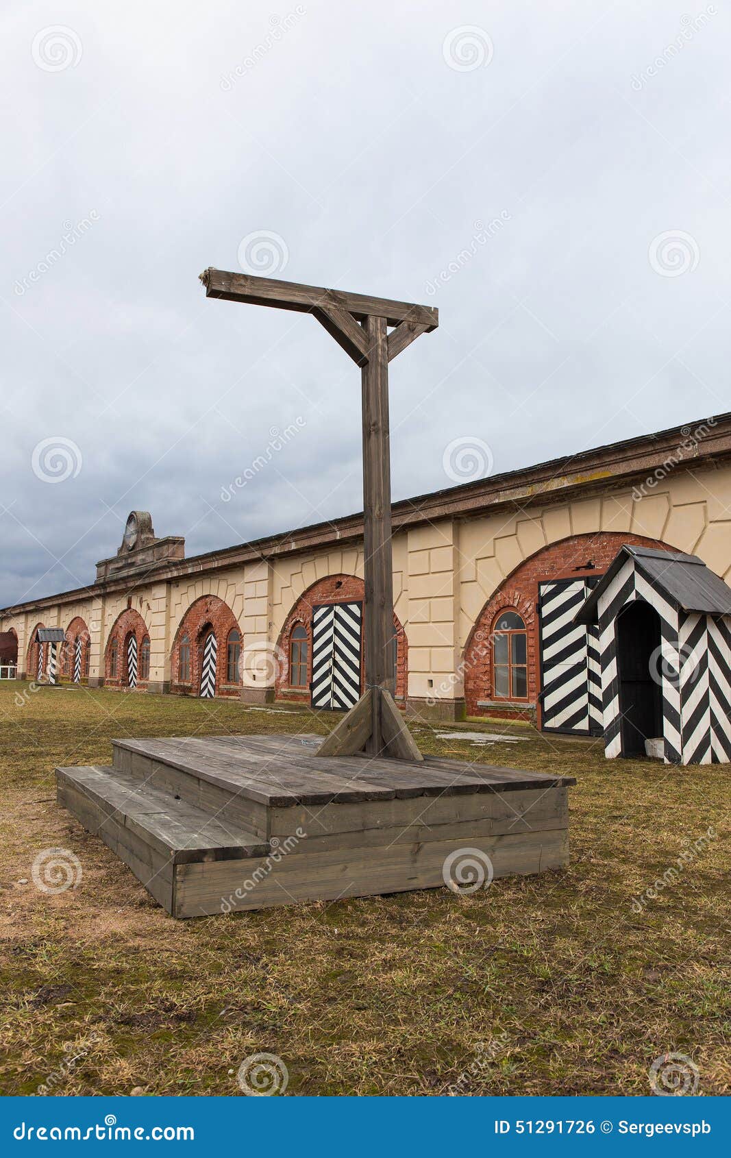 Wooden gallows stock photo. Image of punishment, castle - 51291726