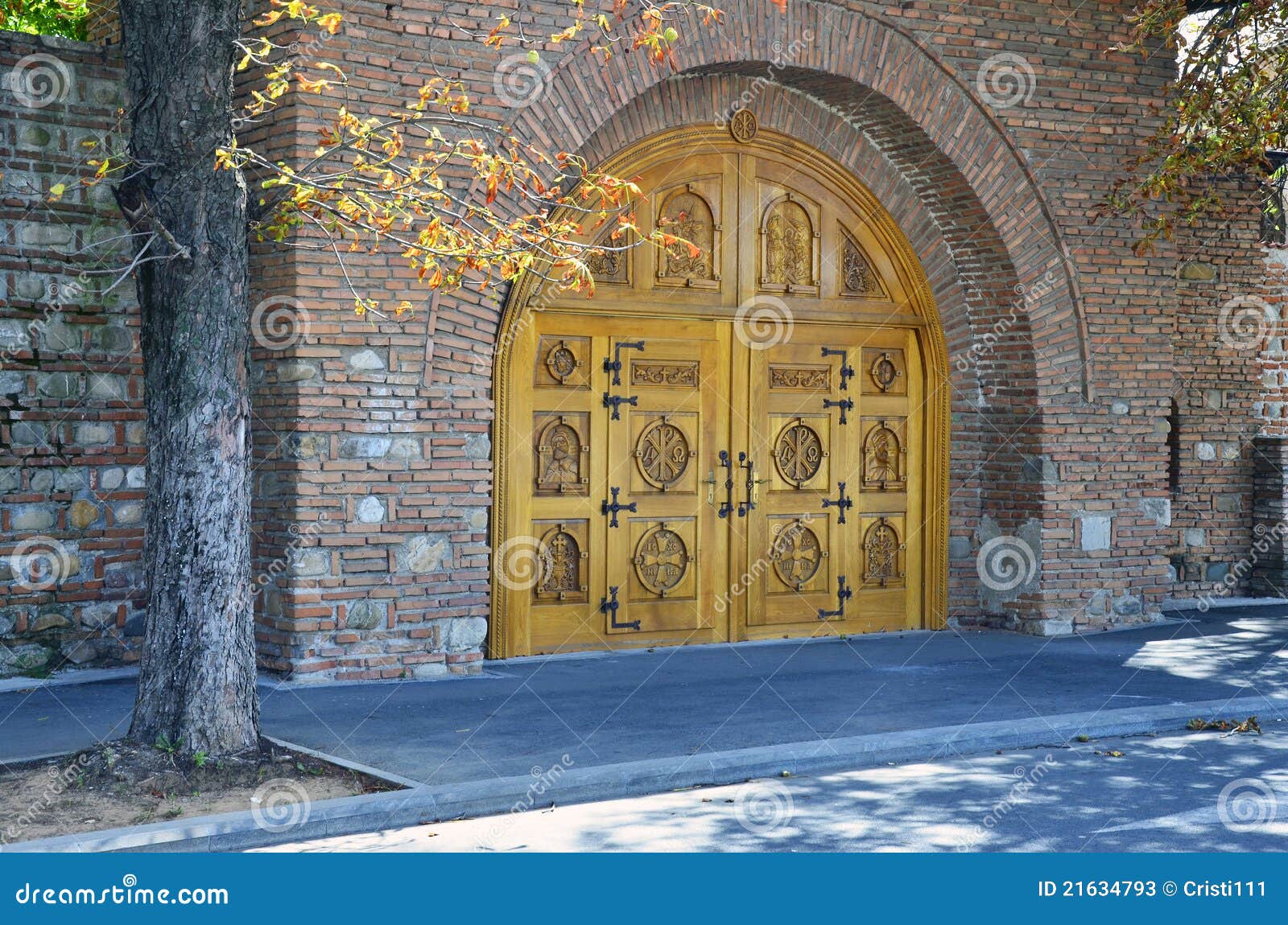 Wooden Gate Green Isolated Garden Fence Entrance Stock Photo ...
