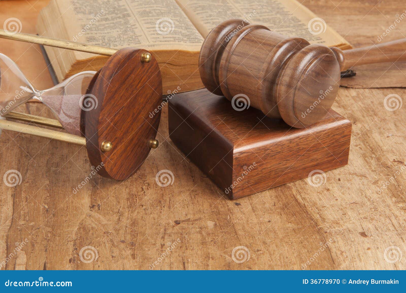 Wooden gavel and books stock photo. Image of background - 36778970