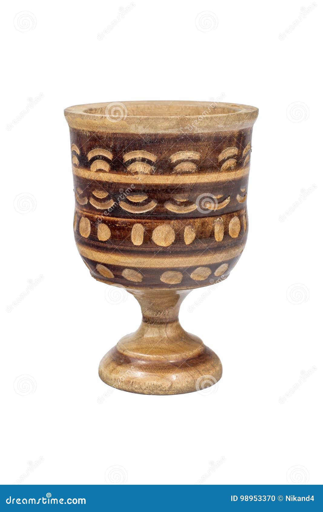 Wooden goblet stock photo. Image of wood, grail, symbol - 98953370