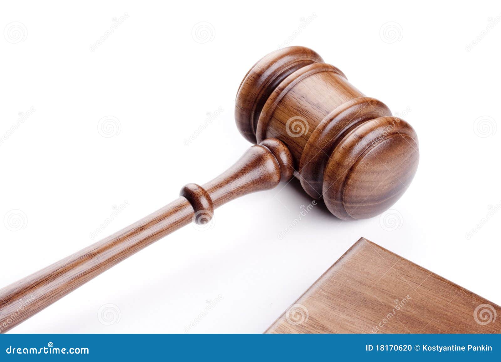 Wooden hammer stock photo. Image of cutout, legislation - 18170620
