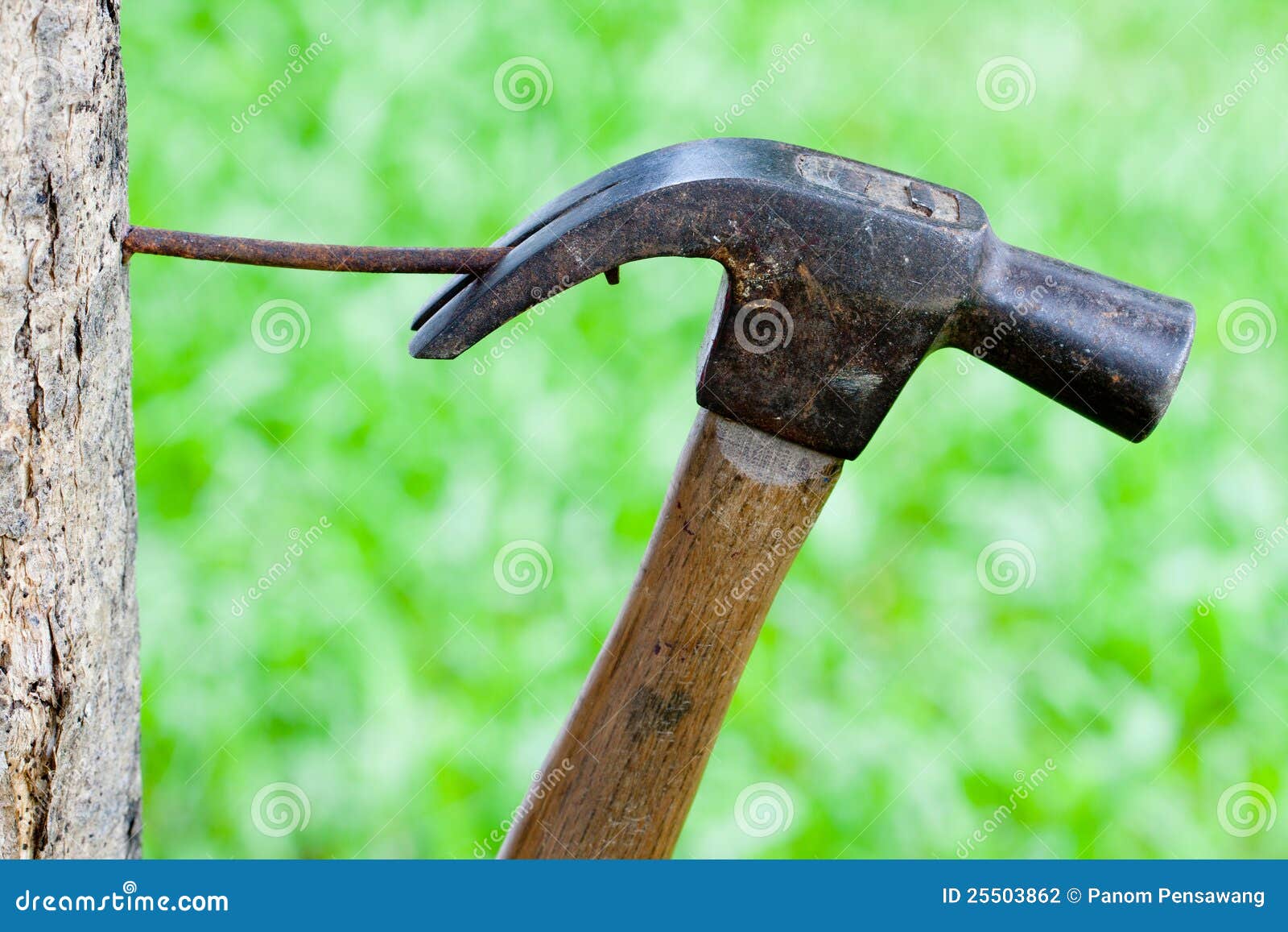 Wooden hammer stock photo. Image of construct, equipment - 25503862