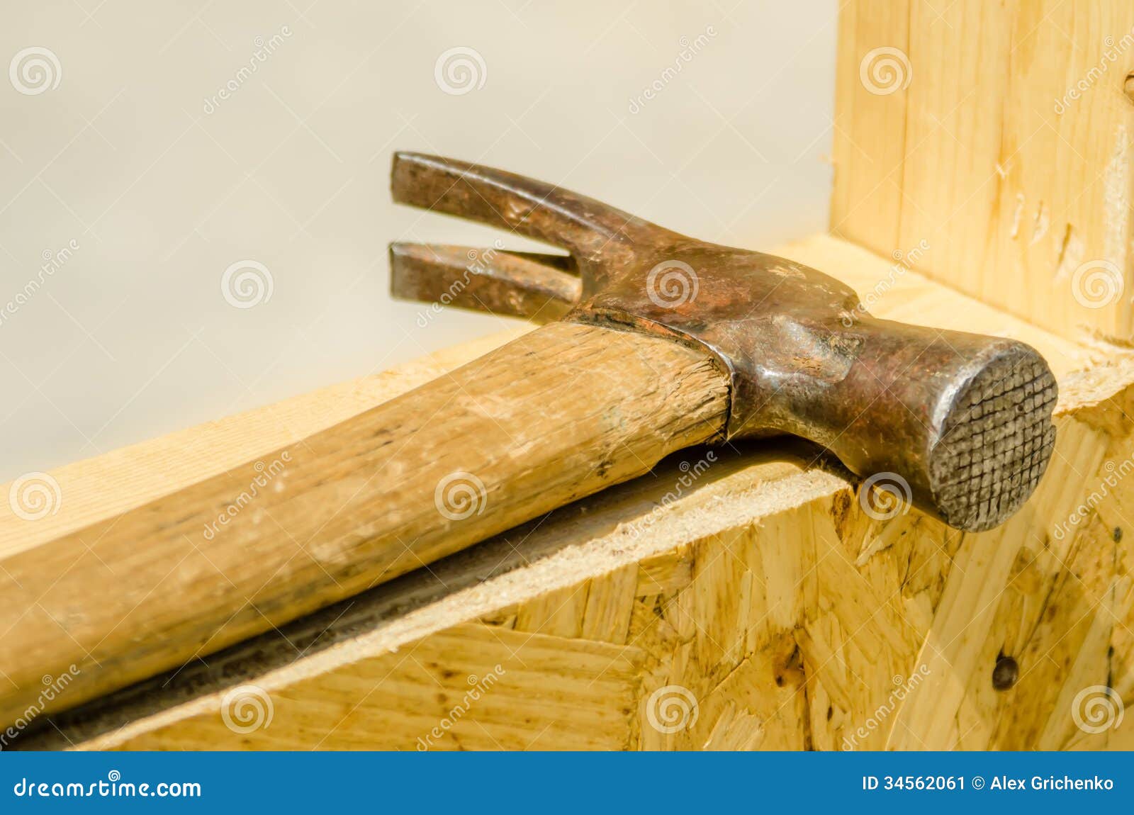 Wooden hammer stock image. Image of life, timber, deck - 34562061