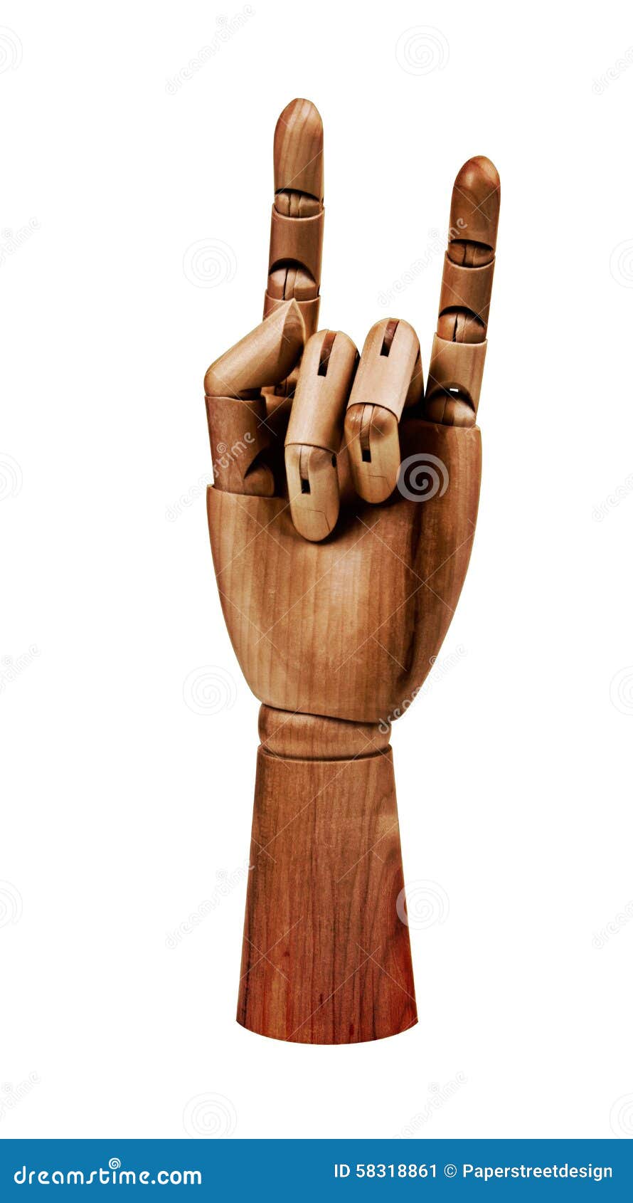 Wooden Hand stock image. Image of connection, figure - 58318861