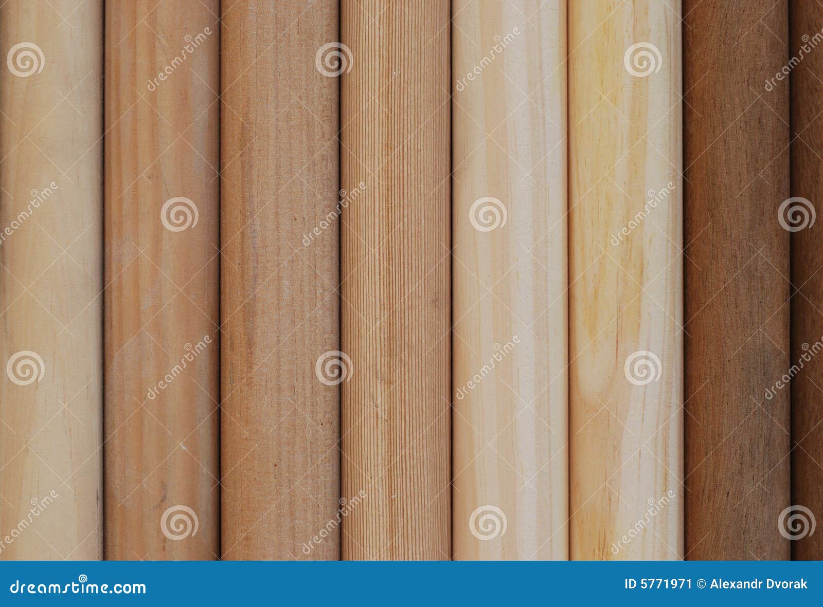 Wooden handles in row stock image. Image of industries - 5771971