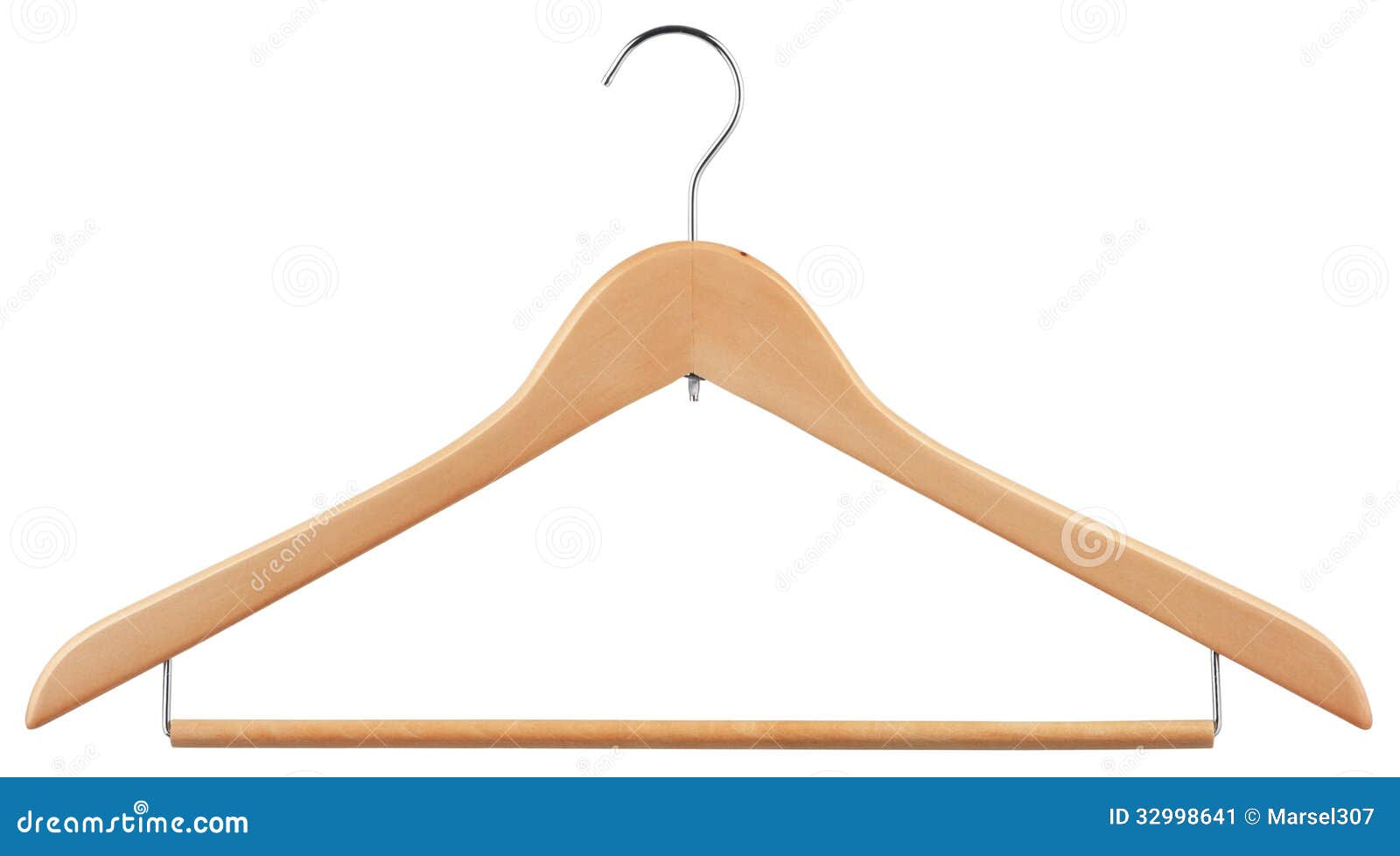 Wooden hanger stock image. Image of hook, round, natural - 32998641