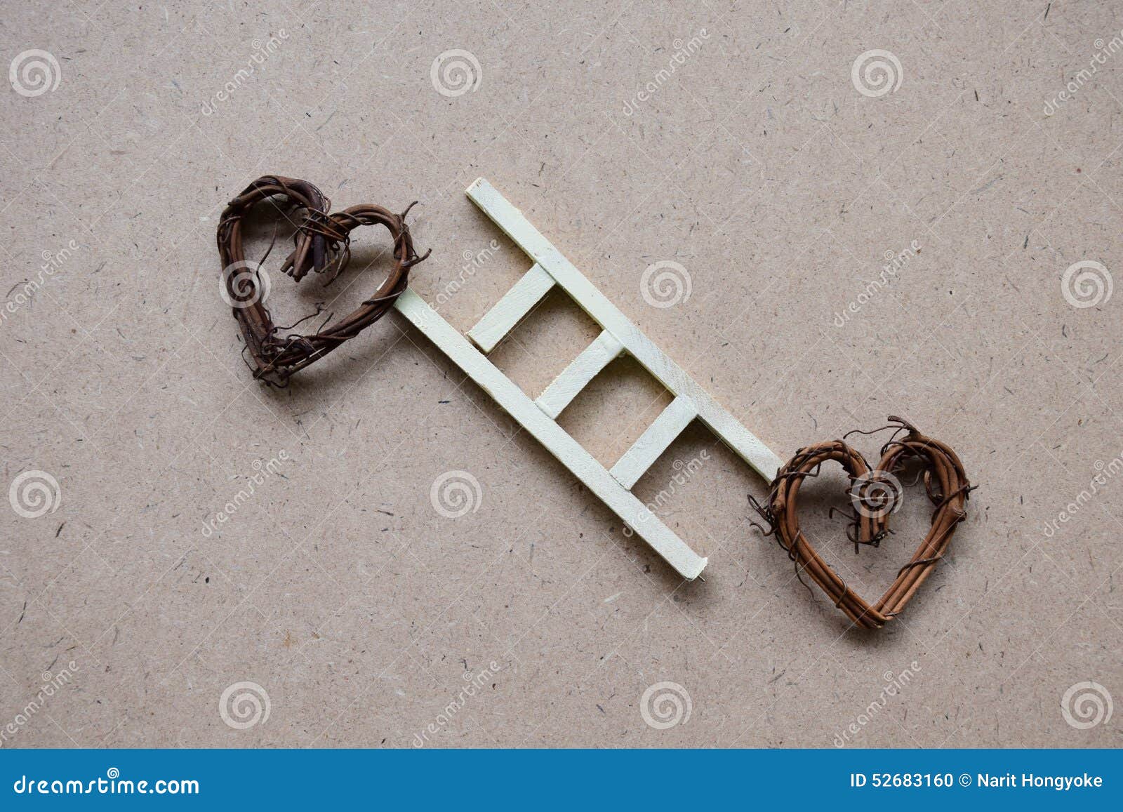 Wooden heart stair of love stock photo. Image of hart - 52683160