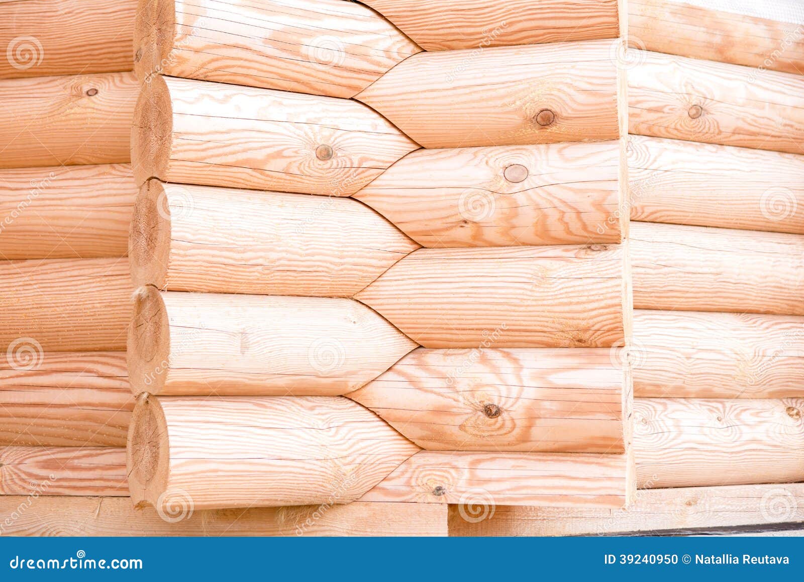 Vertical Log Wall Construction