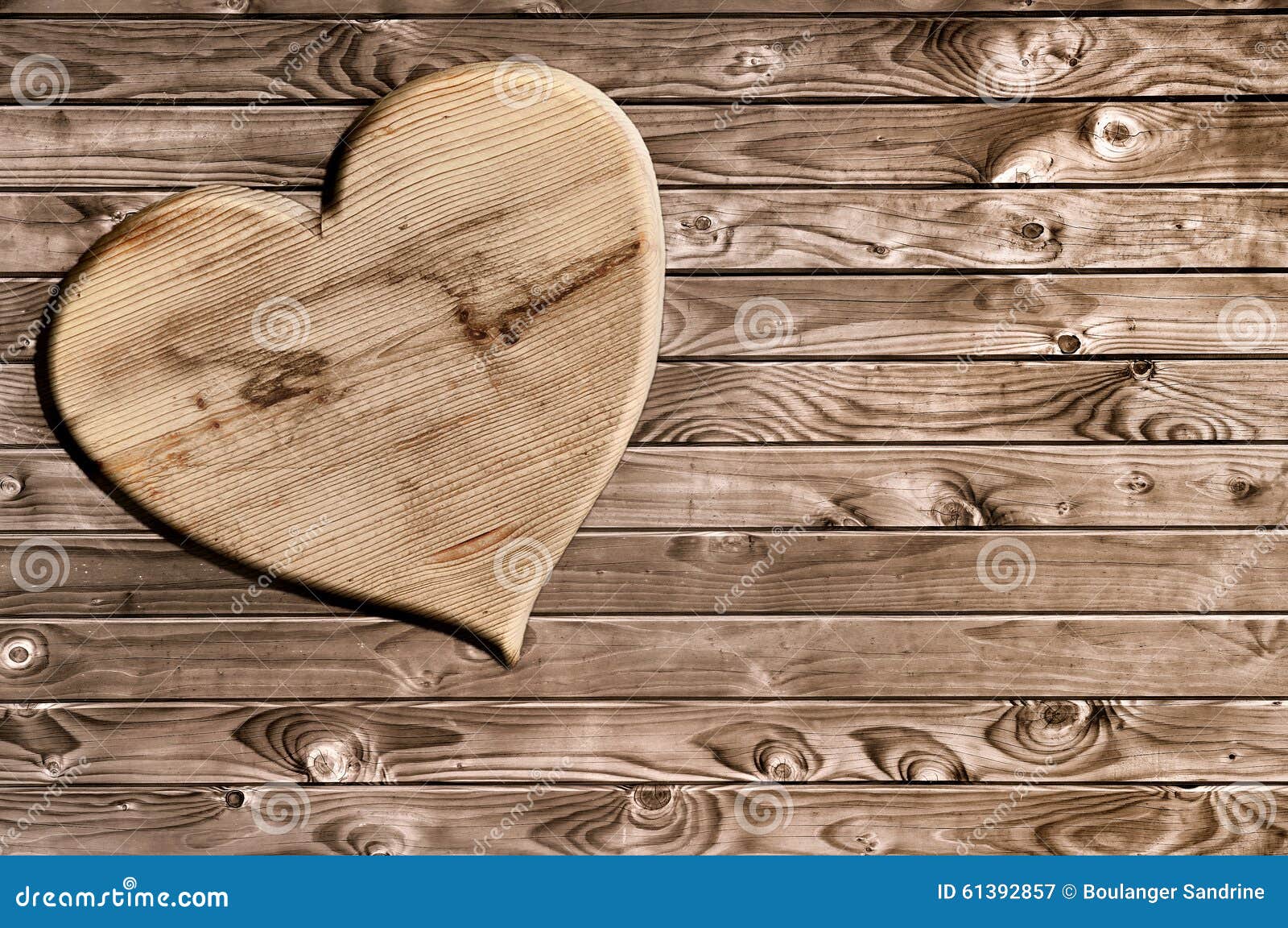 Wooden heart stock image. Image of plank, panel, board - 61392857