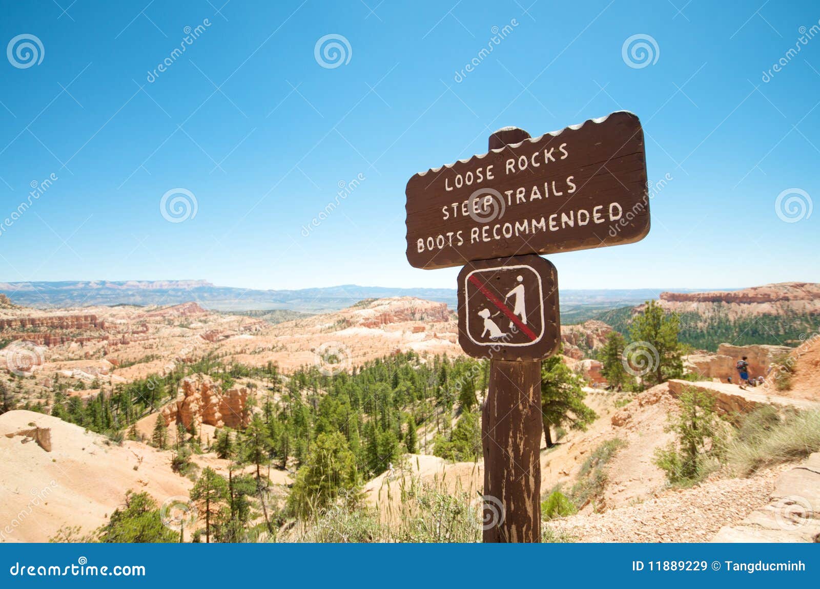 Wooden Hiking Sign stock image. Image of wooden, hiking - 11889229