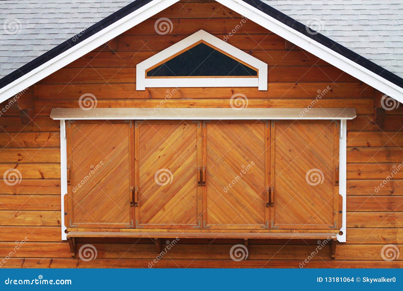 Wooden house stock photo. Image of house, window, windowsill - 13181064