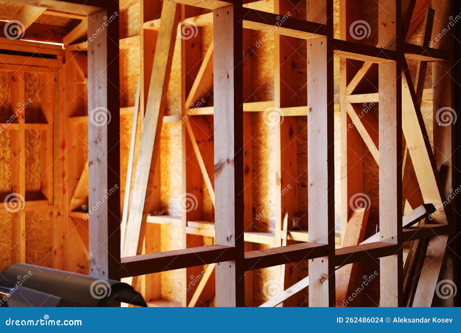 Wooden house inside stock photo. Image of build, wall - 262486024