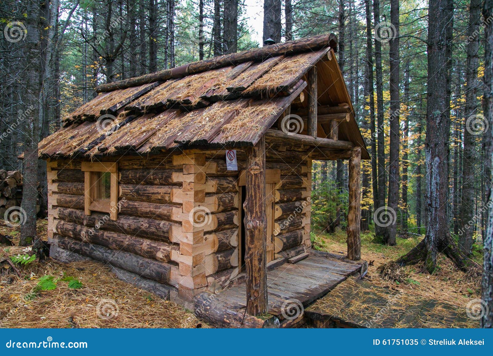 Wooden house hunter stock image. Image of roof, historic - 61751035