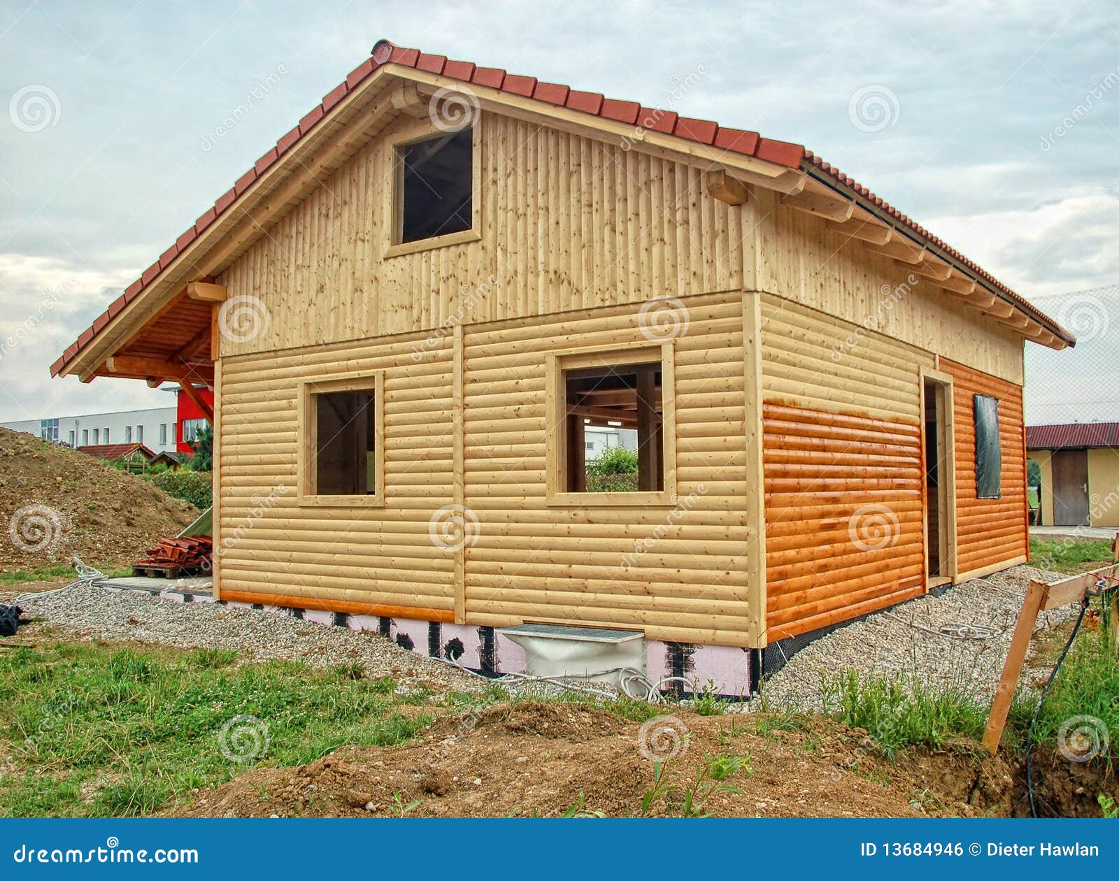 Wooden House Shell stock photo. Image of timber, rustic - 13684946