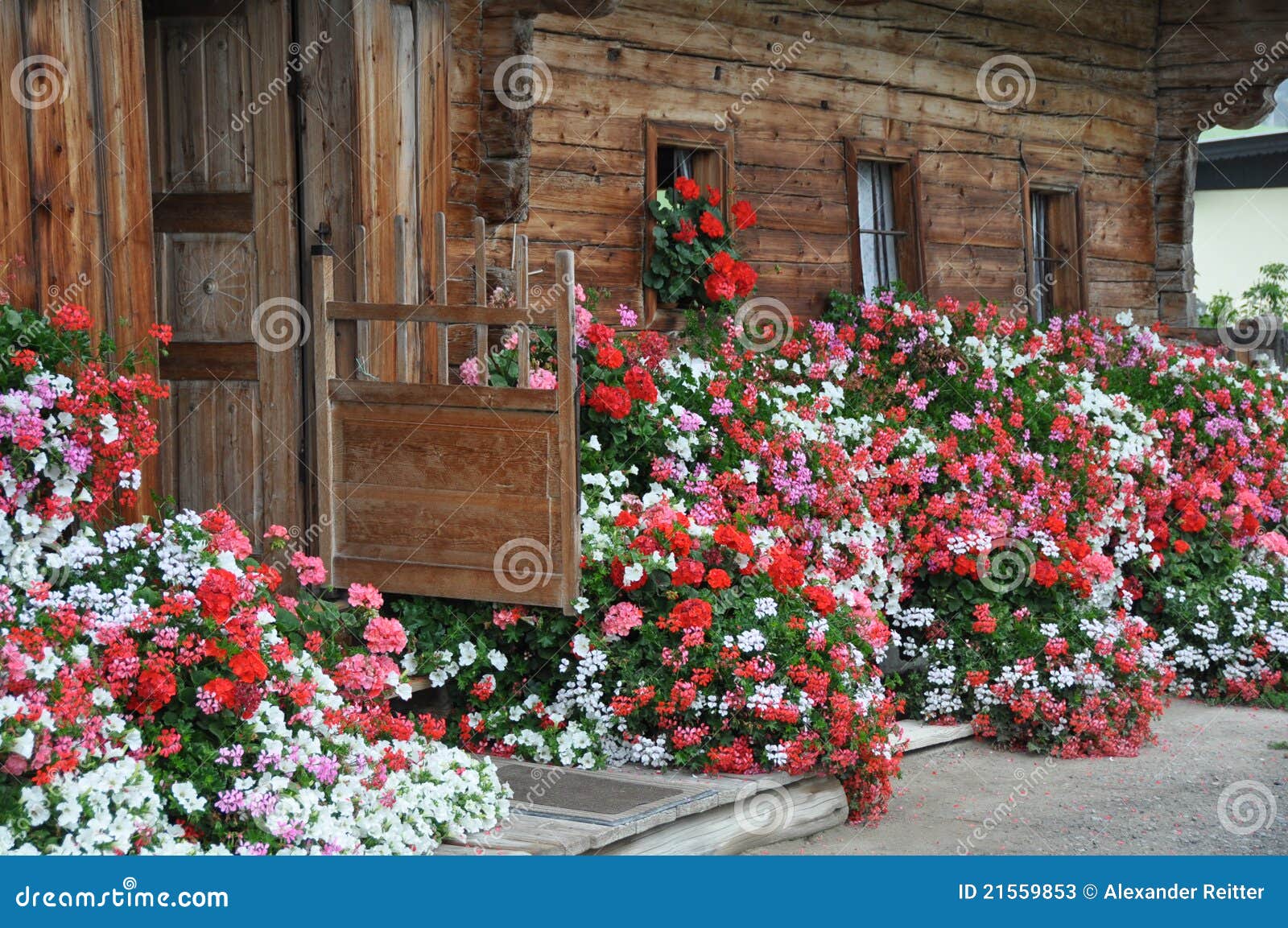 Wooden house in tyrol stock image. Image of alpine, alps - 21559853