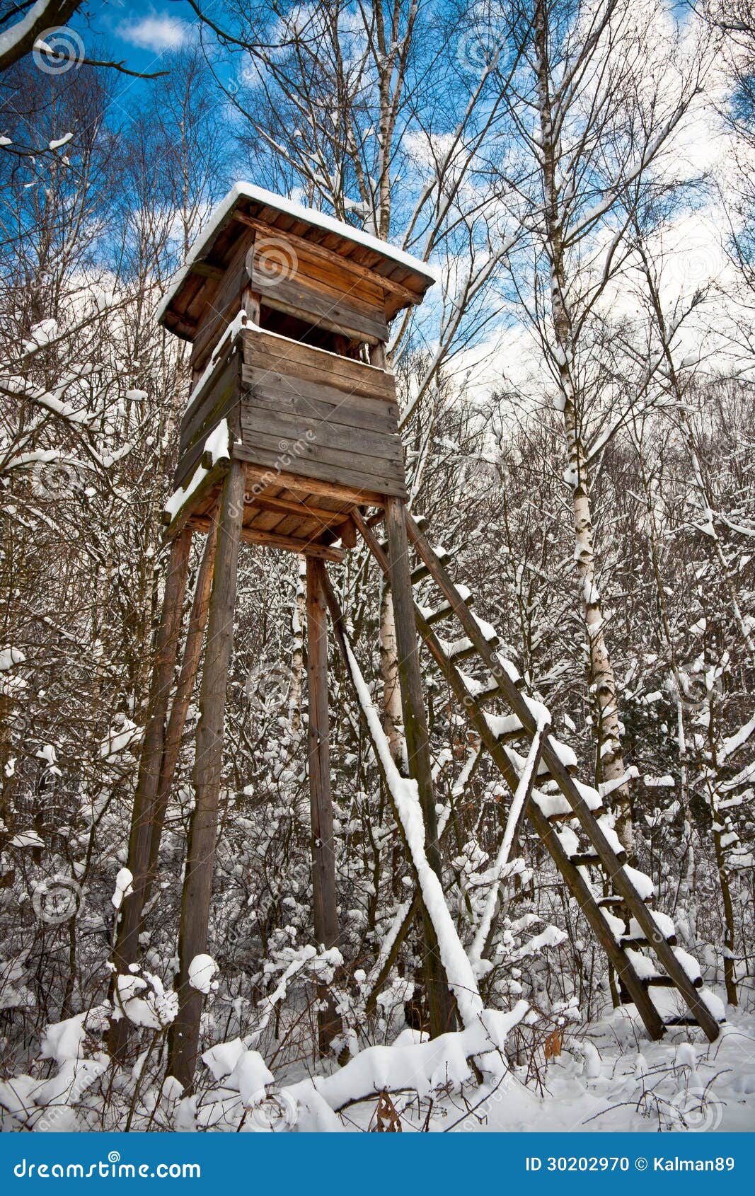 Hunting Tower stock photo. Image of deer, pine, rural - 30202970 Hunting Tower stock photo. Image of deer, pine, rural - 30202970
