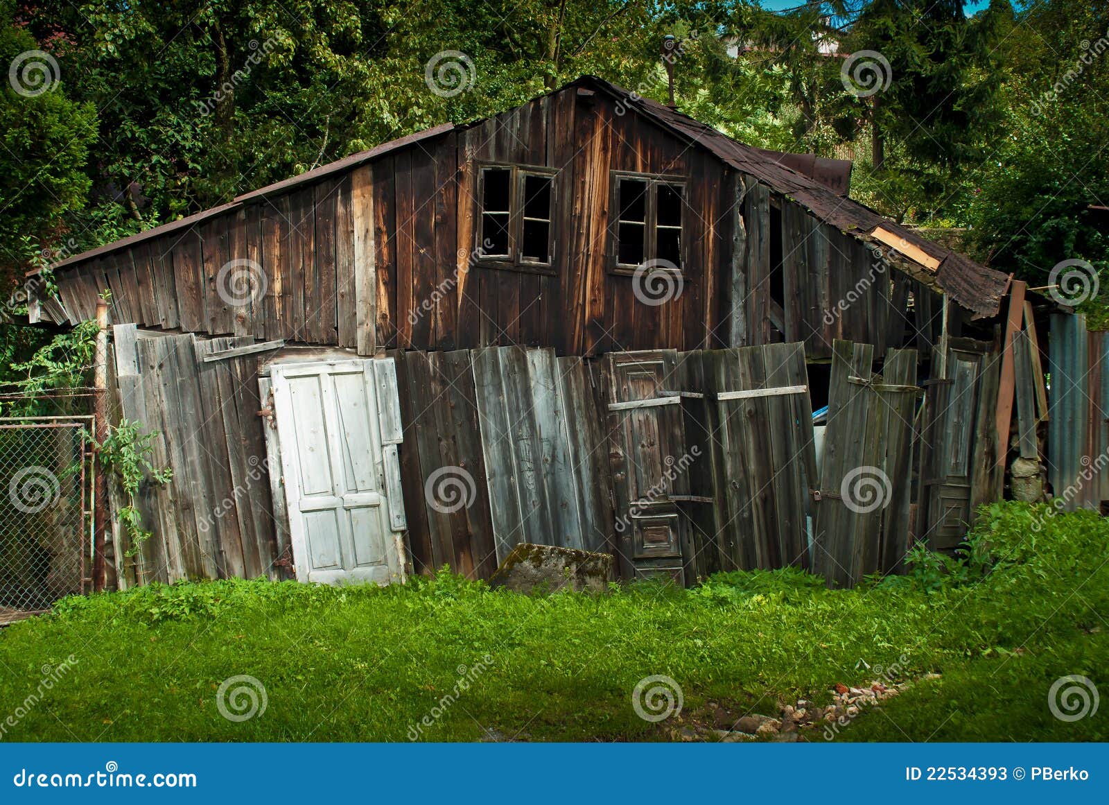 Wooden hut stock image. Image of cottage, cover, norway - 22534393