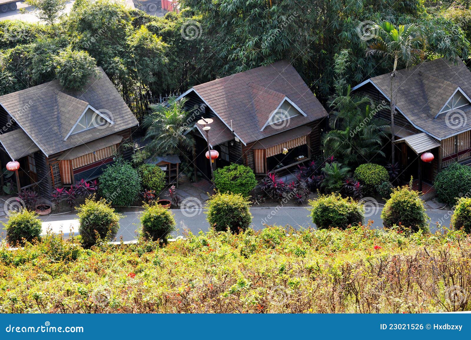 Wooden hut stock photo. Image of lumber, rustic, area - 23021526