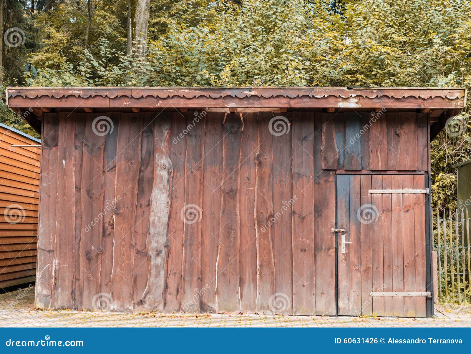 Wooden hut outdoors stock photo. Image of home, landscape - 60631426