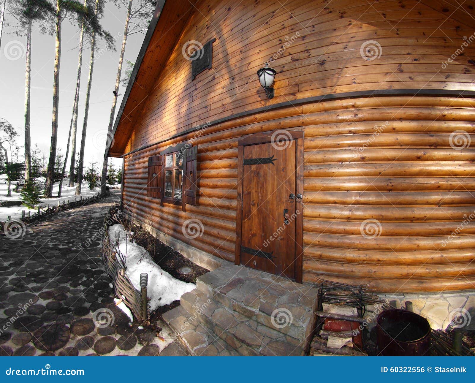 Wooden hut stock photo. Image of house, decoration, construction - 60322556