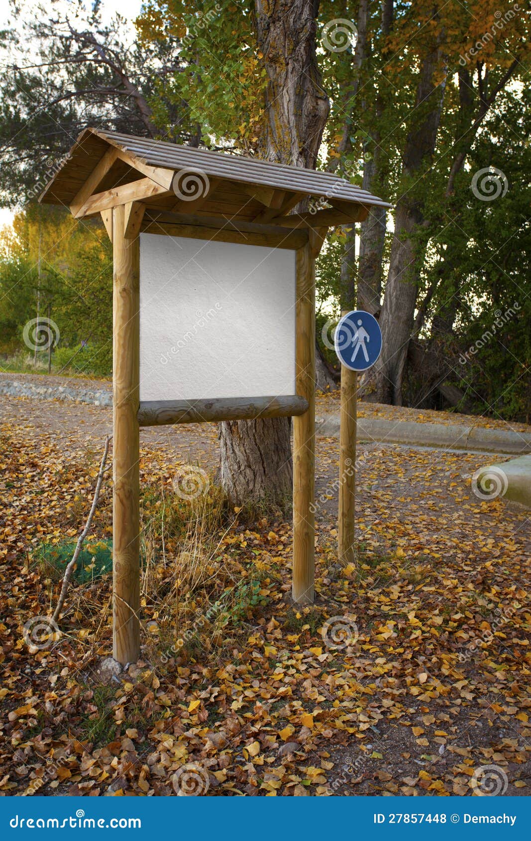 Wooden information panel stock photo. Image of information - 27857448