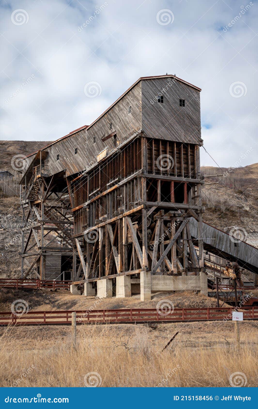 Old Atlas Coal Mine in Alberta Stock Photo - Image of canadian, alberta ...